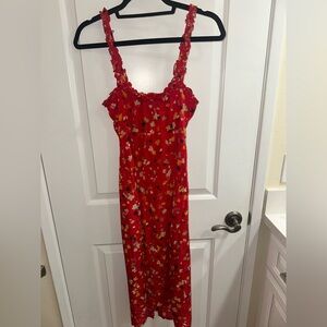 Realisation Par | Dresses | Realisation Par Red Floral Dress | Poshmark